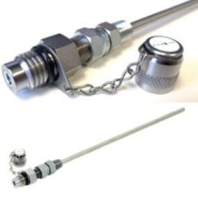 Sample Valve, KP-Pushbutton 1/4" - Fluid Life